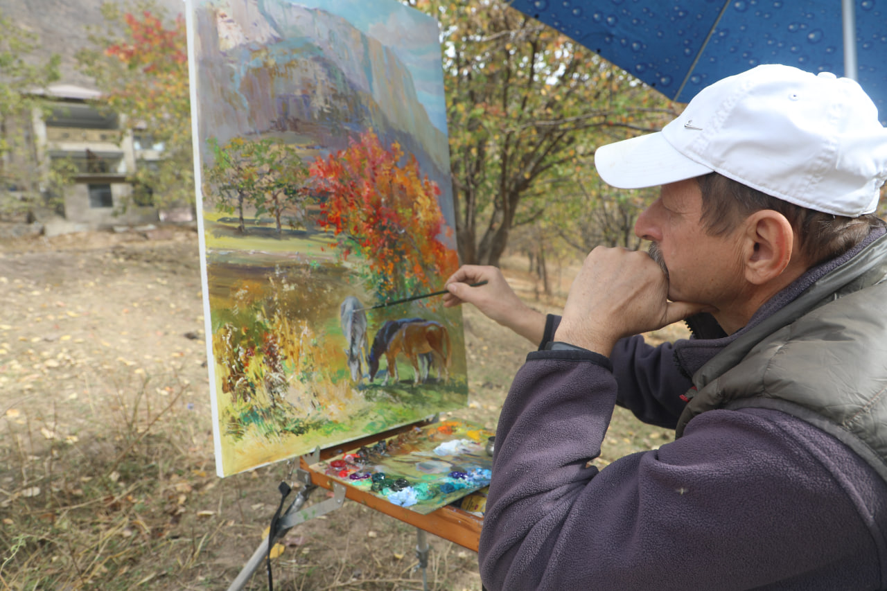 Tabiat — rassomlar nigohida | "Surxon tongi" va "Zarya Surxana"